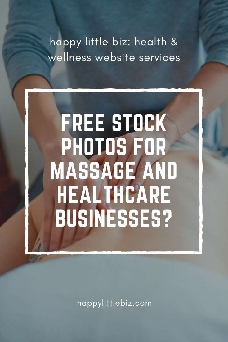 Free massage therapy & wellness stock photography? » happy little biz